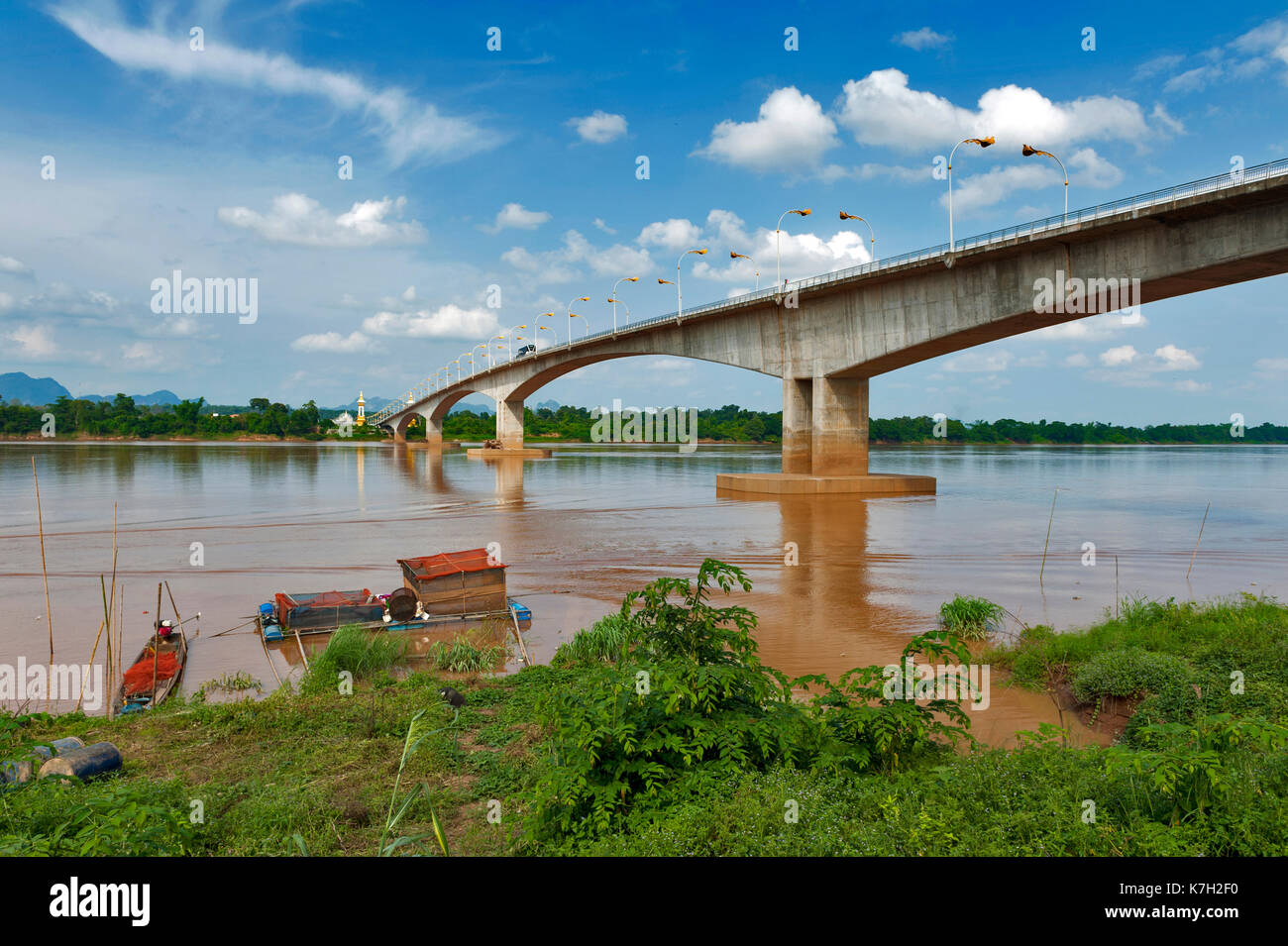 Friendship Bridge Laos High Resolution Stock Photography and Images - Alamy