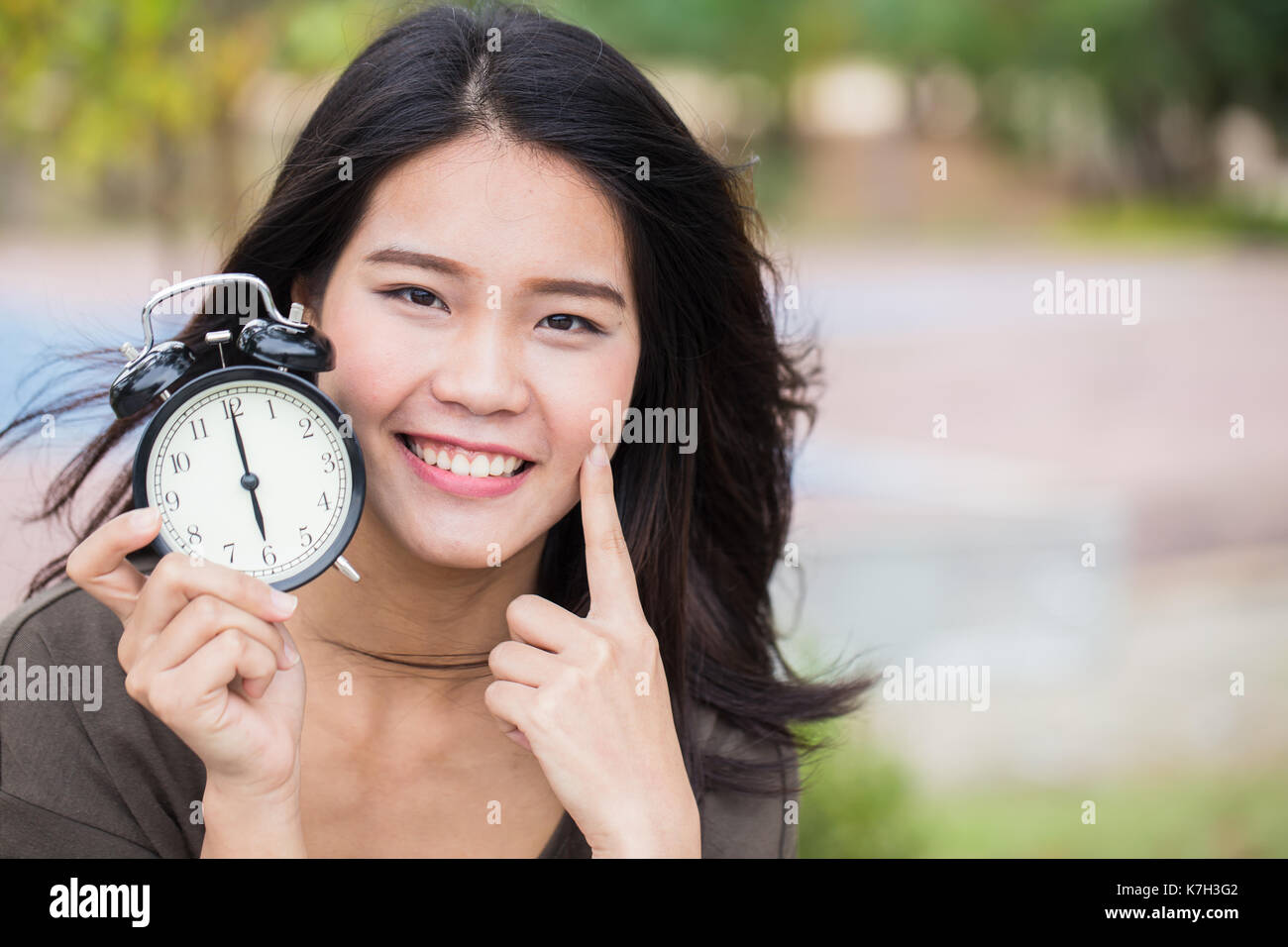 baby face time, timeless cute asian women girl with young skin look ...