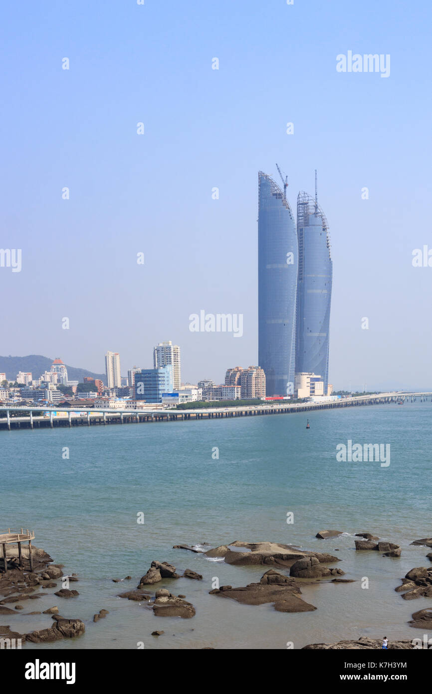 Shimao twin towers building hi-res stock photography and images - Alamy