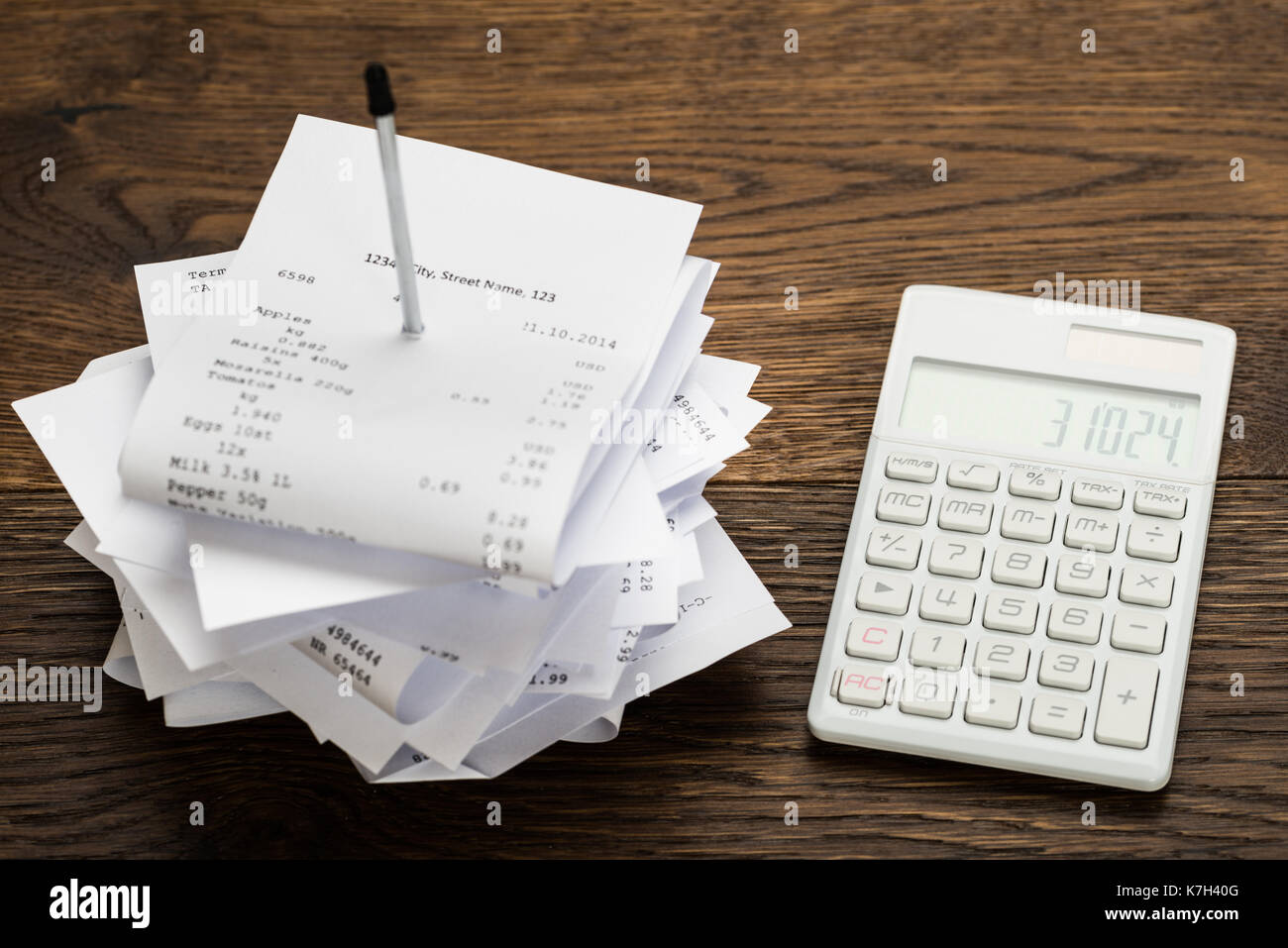 Value added tax receipt hi-res stock photography and images - Alamy