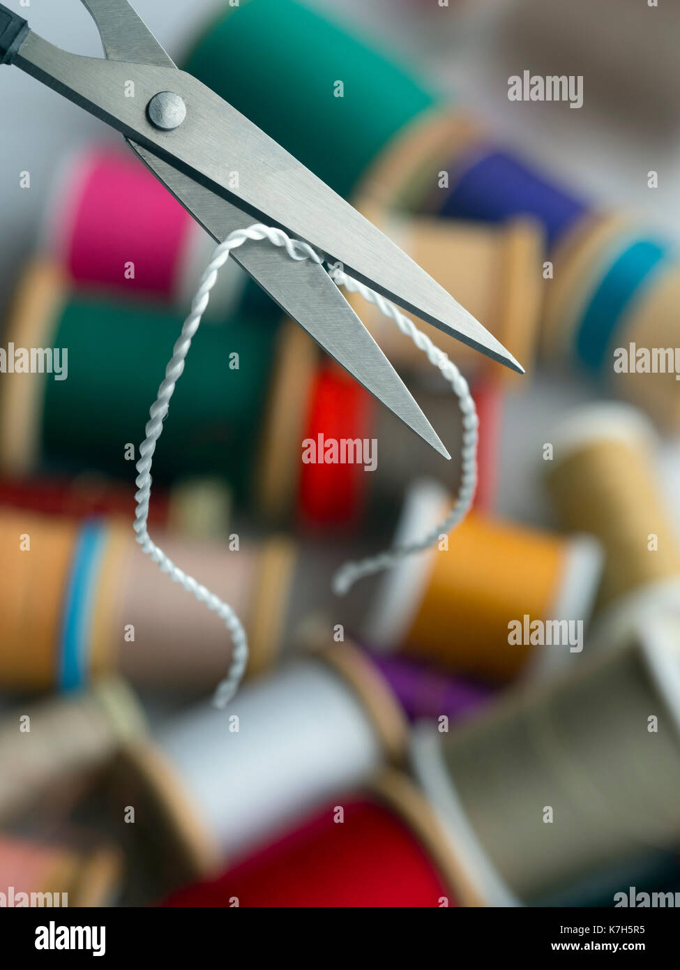 Plastic cotton reels hi-res stock photography and images - Alamy