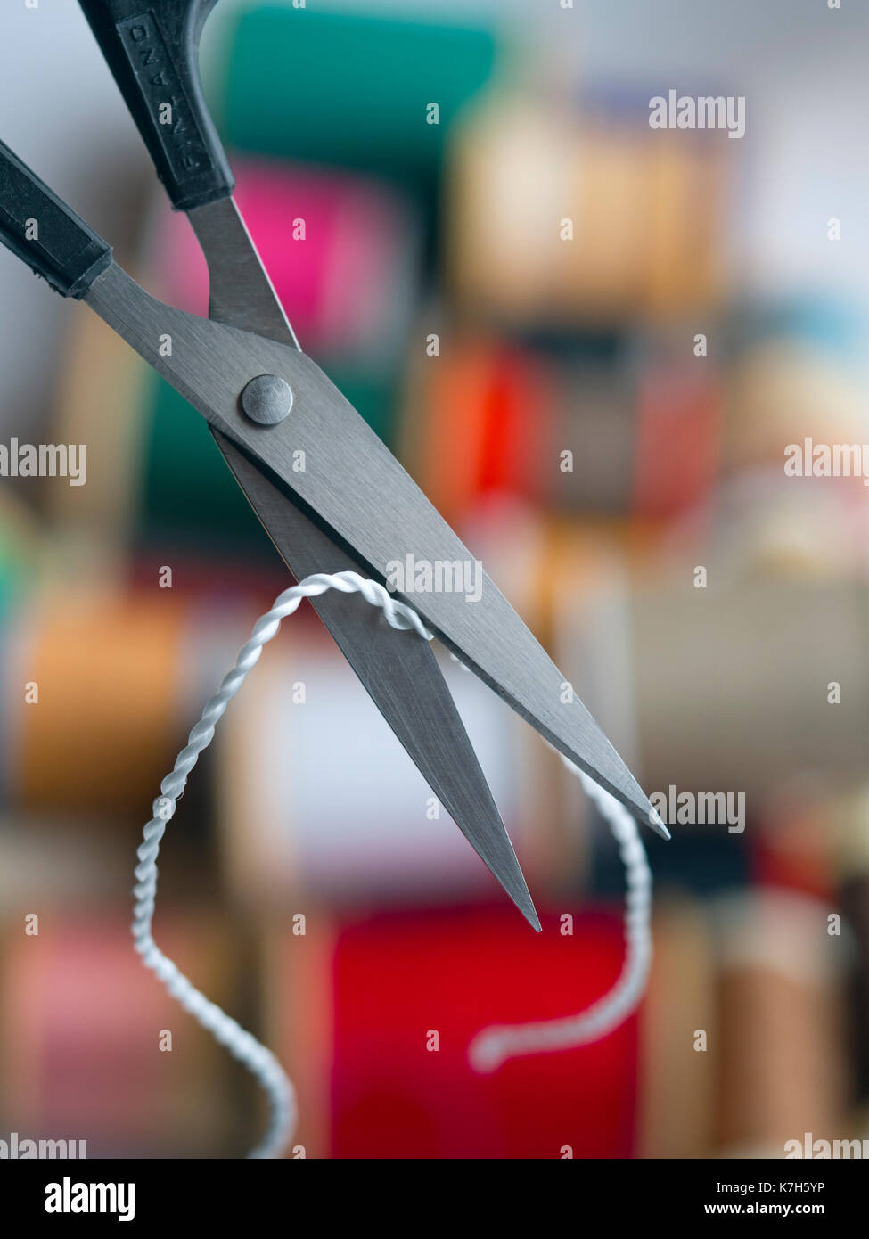 Plastic cotton reels hi-res stock photography and images - Alamy