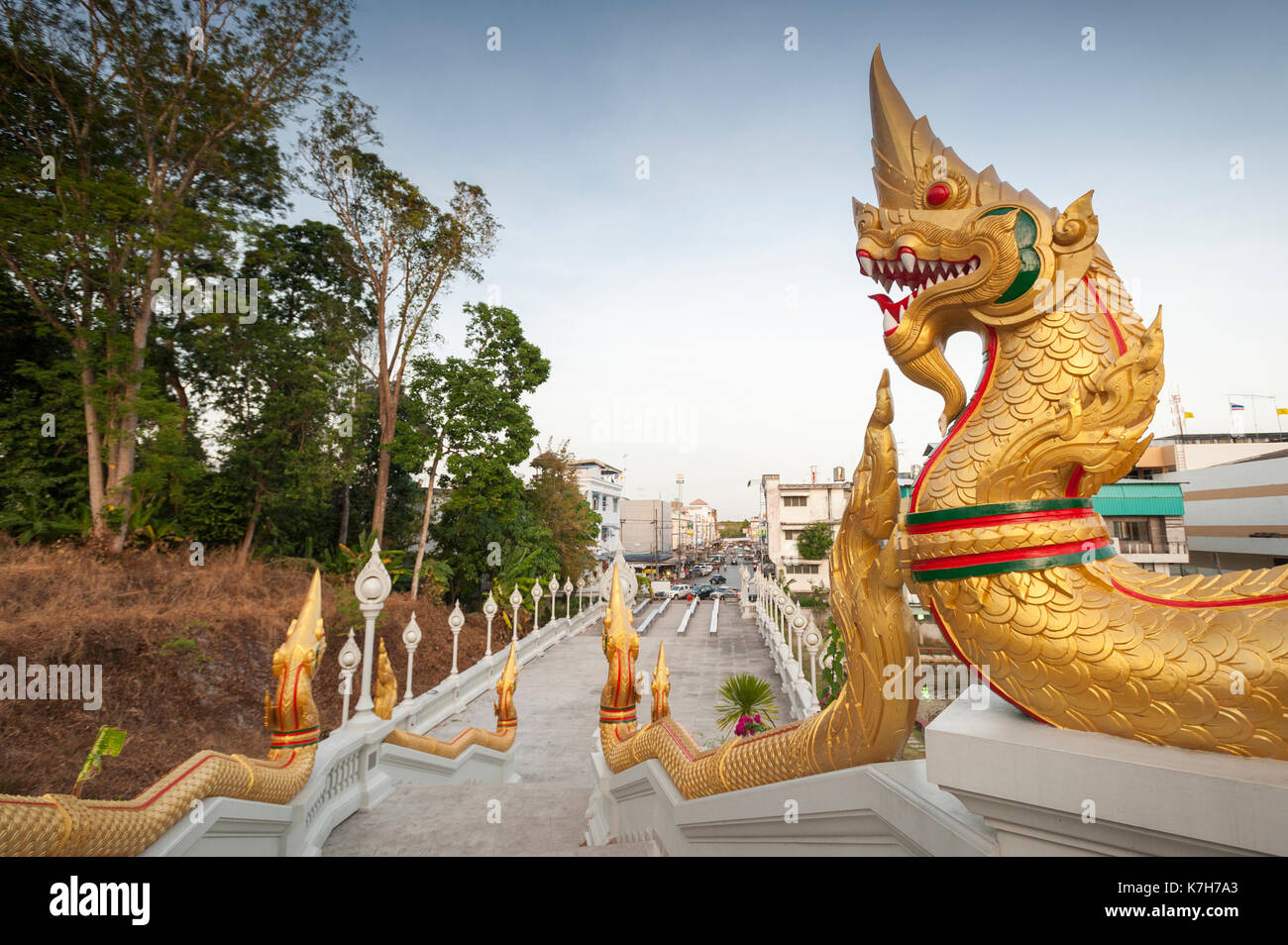 Serpent snake temple stairs hi-res stock photography and images - Alamy