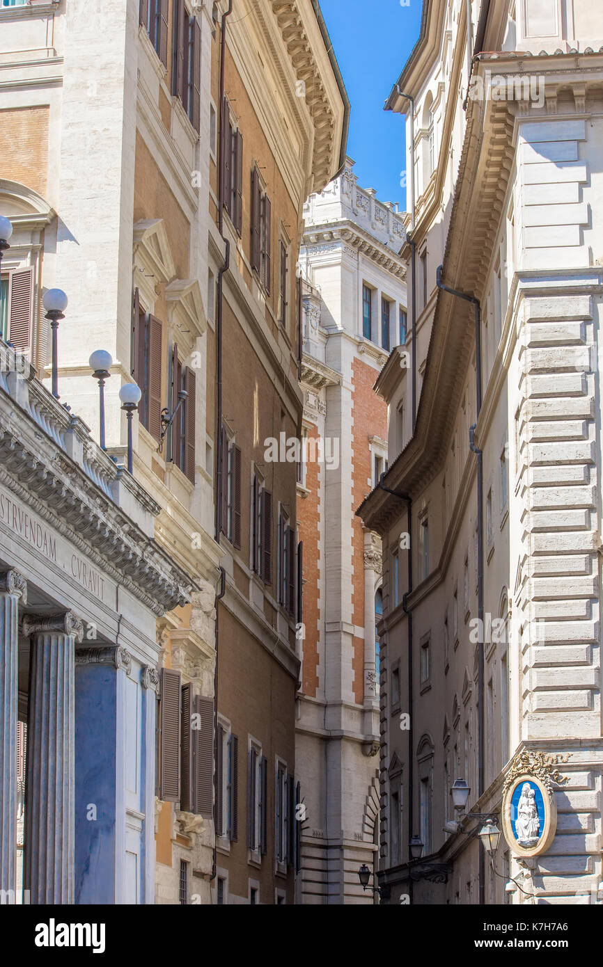 Rome italy detail building architecture window exterior day hi-res ...
