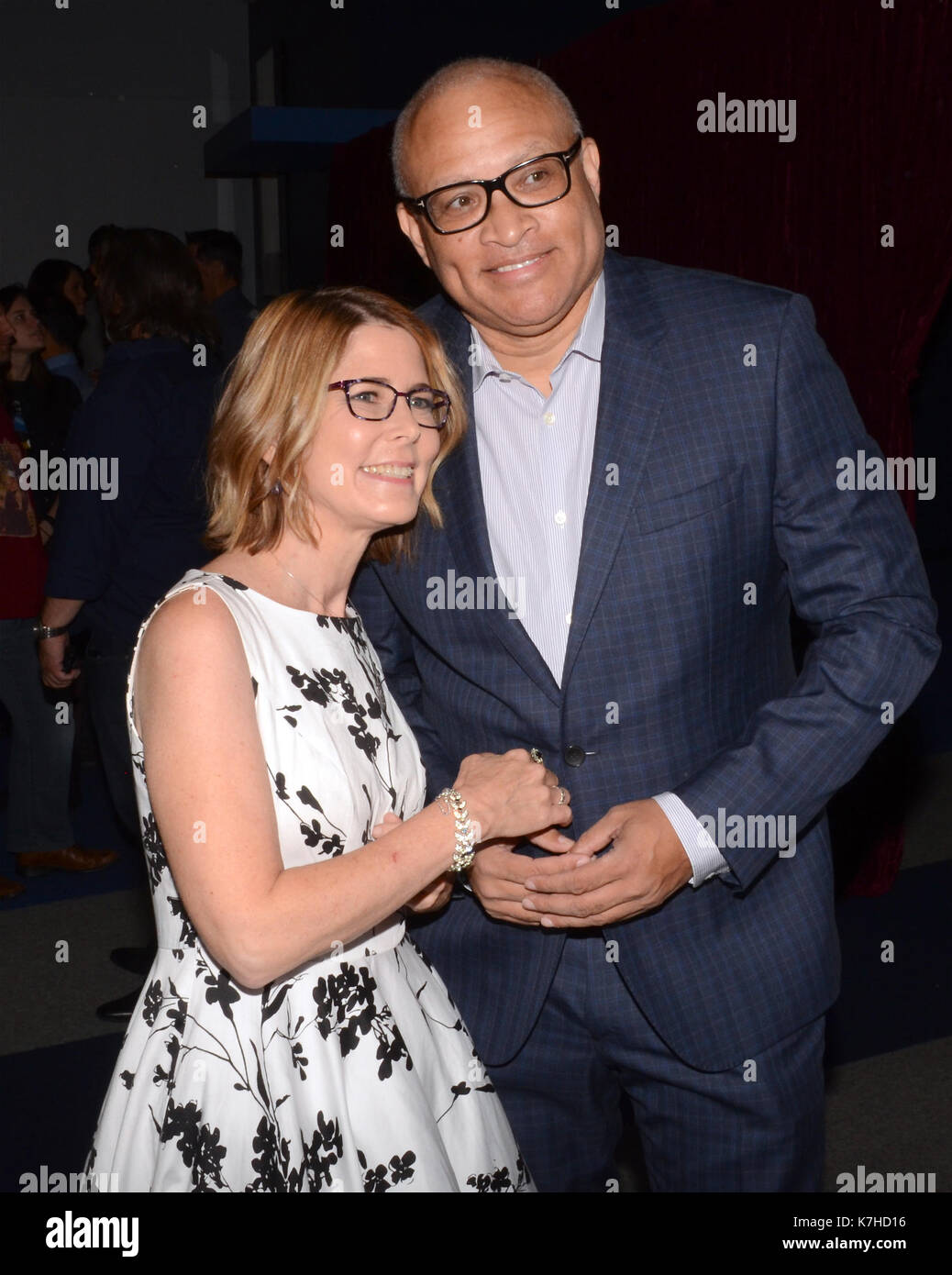 Jo Miller and Larry Wilmore attends WGAW's Sublime Primetime 2017 Panel ...