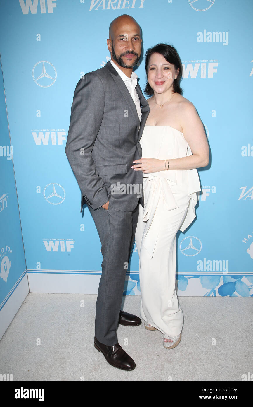 West Hollywood, Ca. 15th Sep, 2017. Keegan-Michael Key, Elisa Key At ...