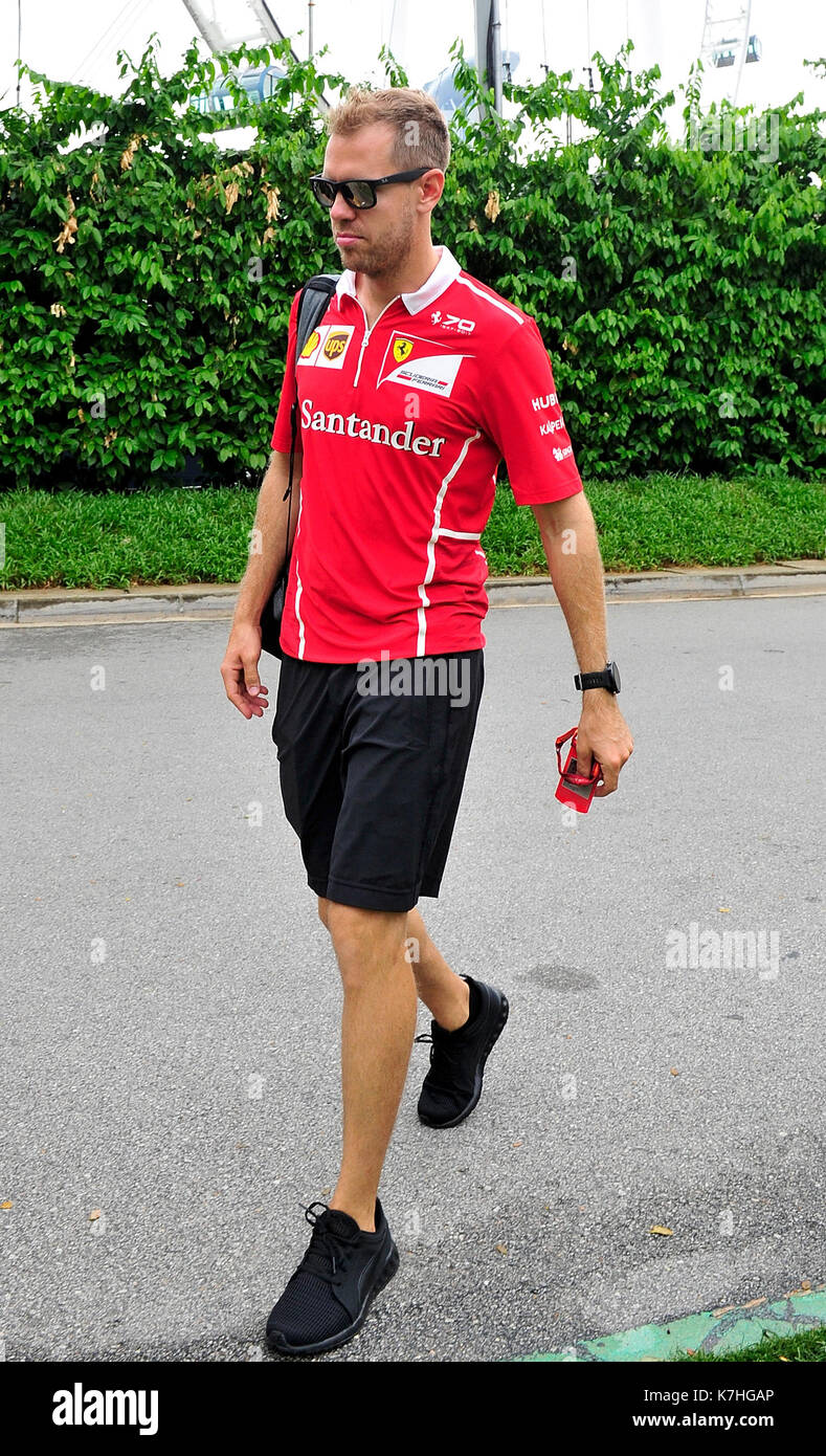Sebastian vettel car flag hi-res stock photography and images - Alamy