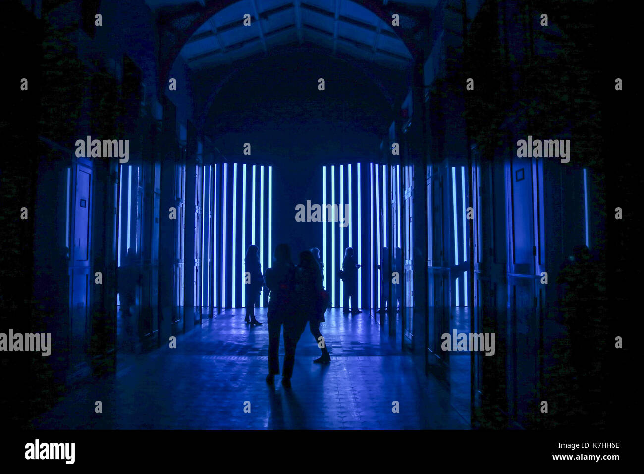 London, UK. 16th Sep, 2017. Reflection Room, an immersive coloured ...