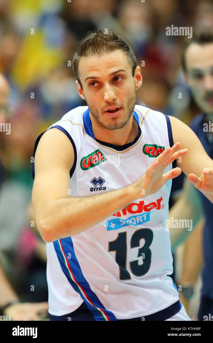 Osaka, Japan. 15th Sep, 2017. Massimo Colaci (ITA) Volleyball : FIVB ...