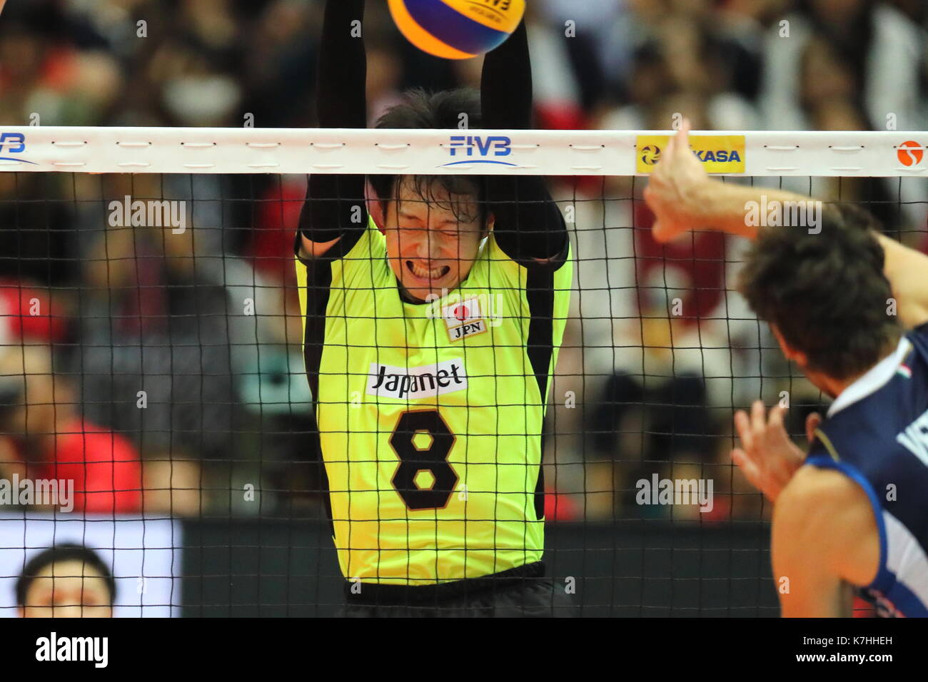 Osaka, Japan. 15th Sep, 2017. Masahiro Yanagida (JPN) Volleyball : FIVB ...