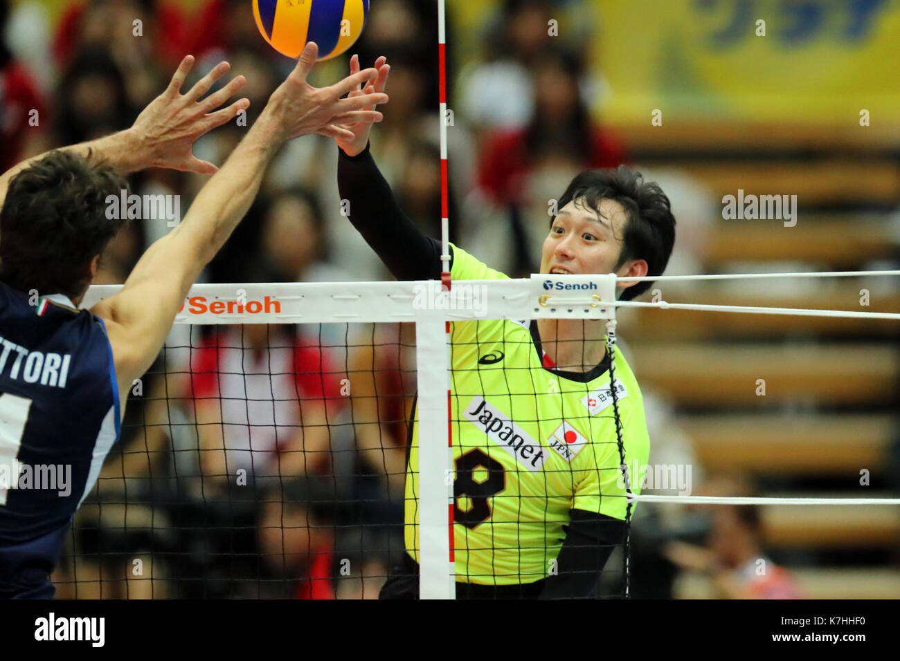 Osaka, Japan. 15th Sep, 2017. Masahiro Yanagida (JPN) Volleyball : FIVB ...