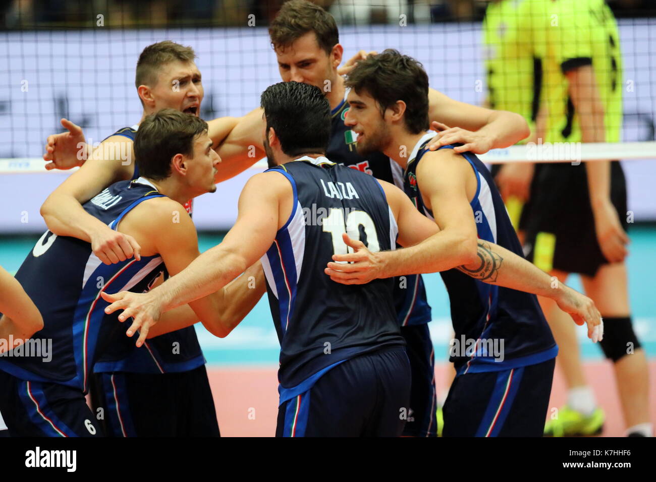 Osaka, Japan. 15th Sep, 2017. Italy team group (ITA) Volleyball : FIVB ...