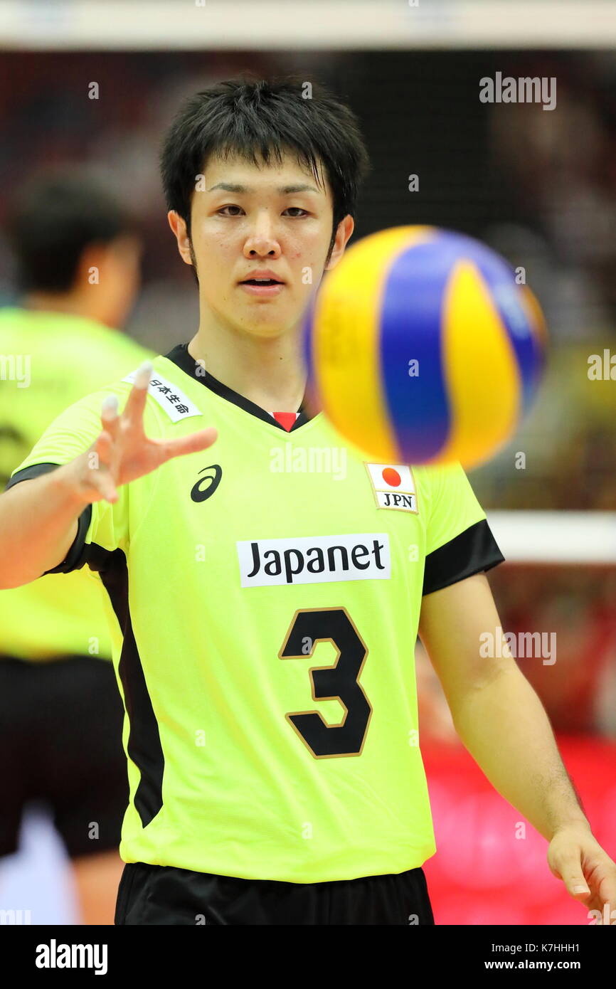 Osaka, Japan. 15th Sep, 2017. Naonobu Fujii (JPN) Volleyball : FIVB ...