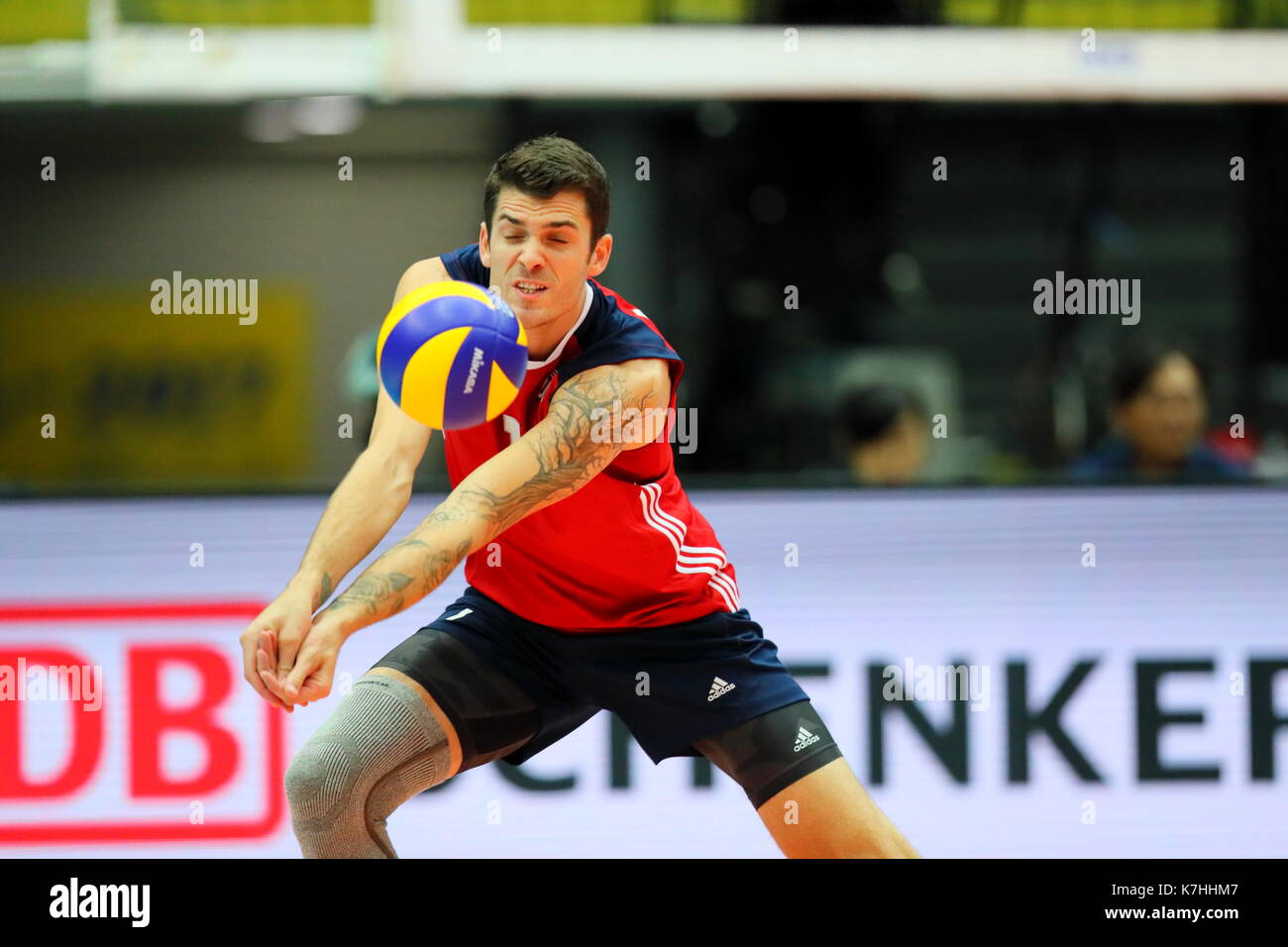 Osaka, Japan. 15th Sep, 2017. Matthew Anderson (USA) Volleyball : FIVB ...