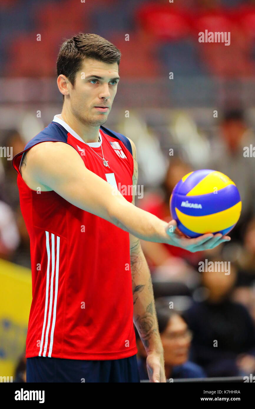 Osaka, Japan. 15th Sep, 2017. Matthew Anderson (USA) Volleyball : FIVB ...