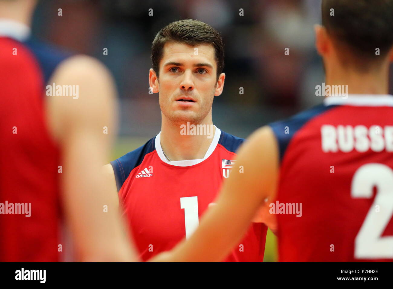 Osaka, Japan. 15th Sep, 2017. Matthew Anderson (USA) Volleyball : FIVB ...
