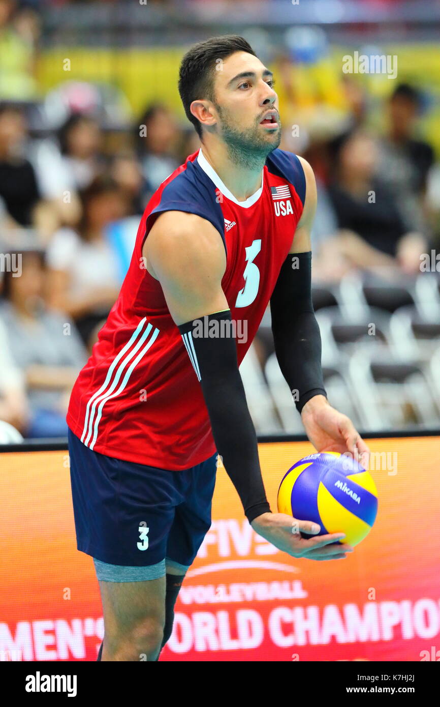 Osaka, Japan. 15th Sep, 2017. Taylor Sander (USA) Volleyball : FIVB ...