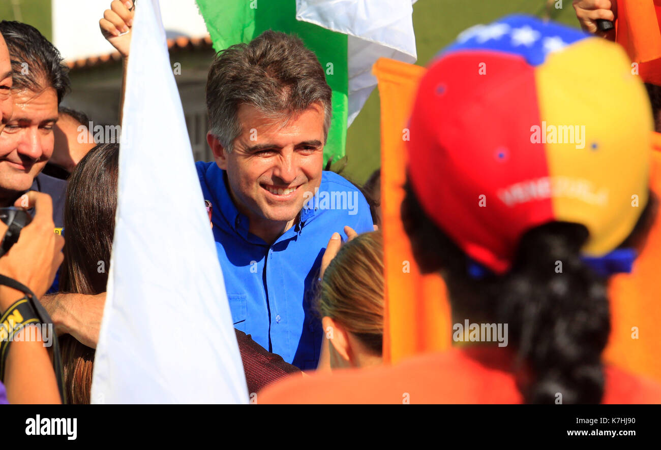 Bejuma, Carabobo, Venezuela. 15th Sep, 2017. Alejandro Feo La cruz ...