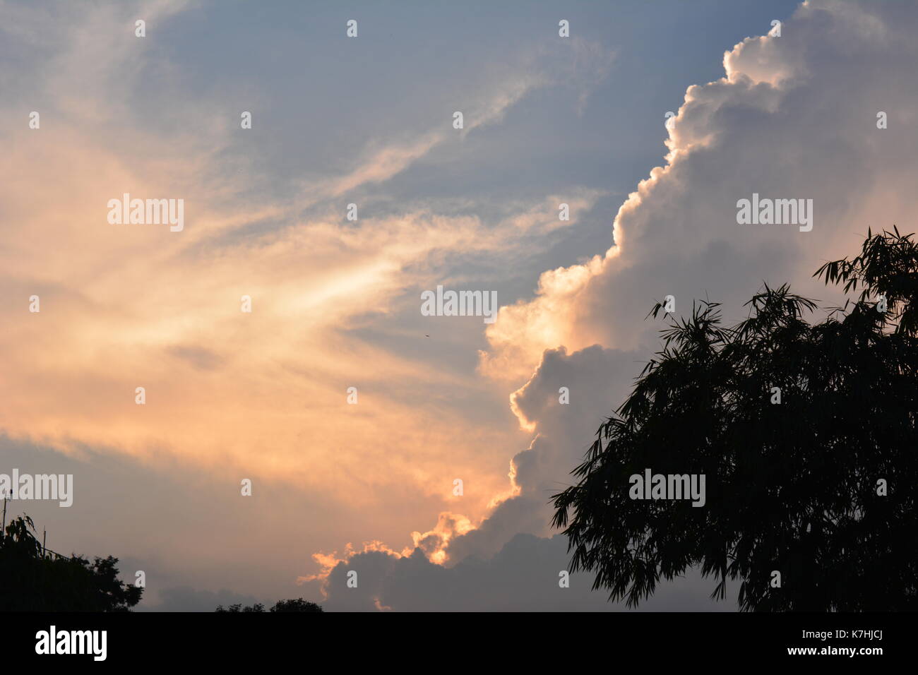 Calcutta at sunset Stock Photo - Alamy