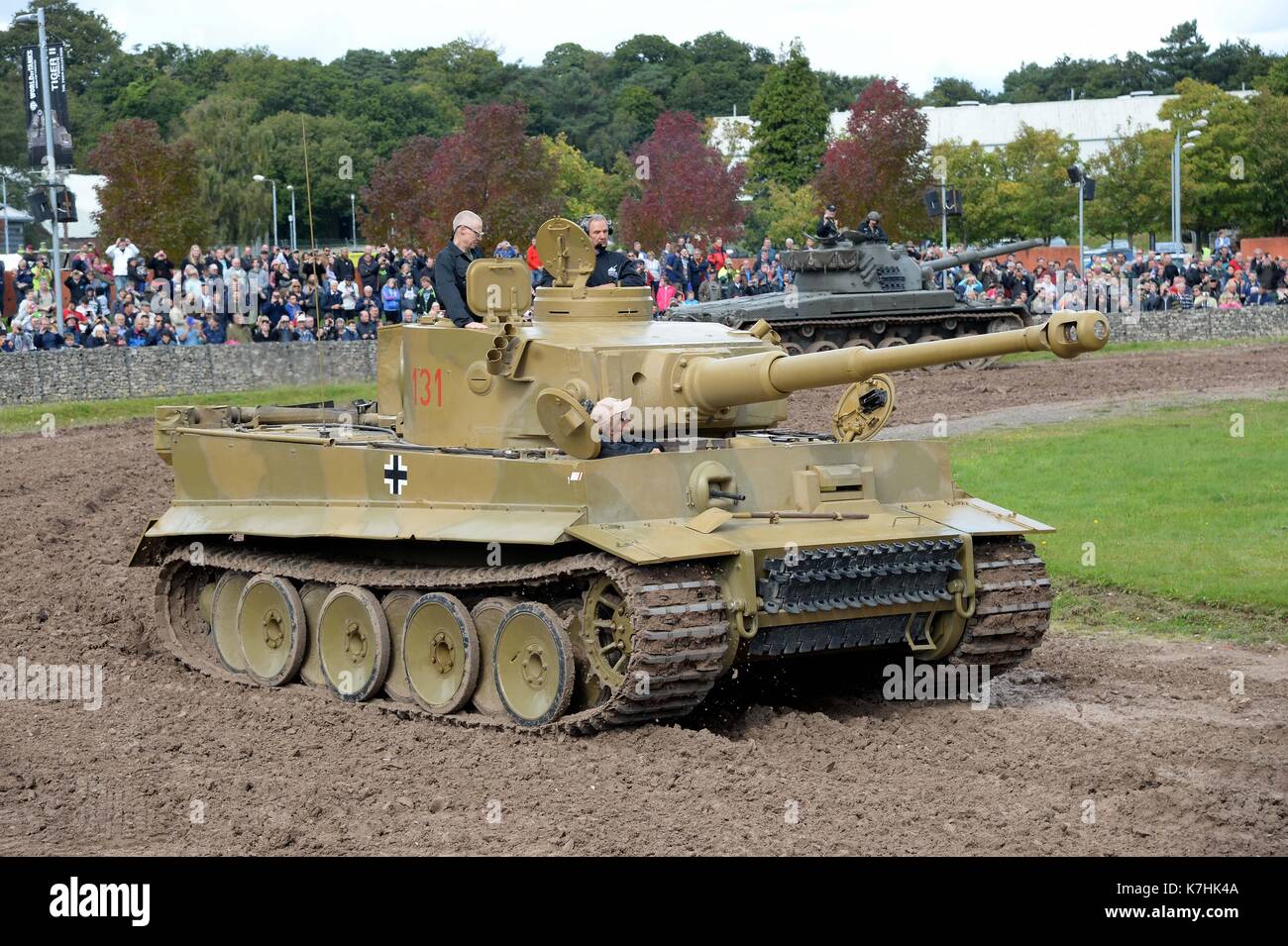 Tiger Tank, Demonstration at Bovington Tank Museum of the world's only ...