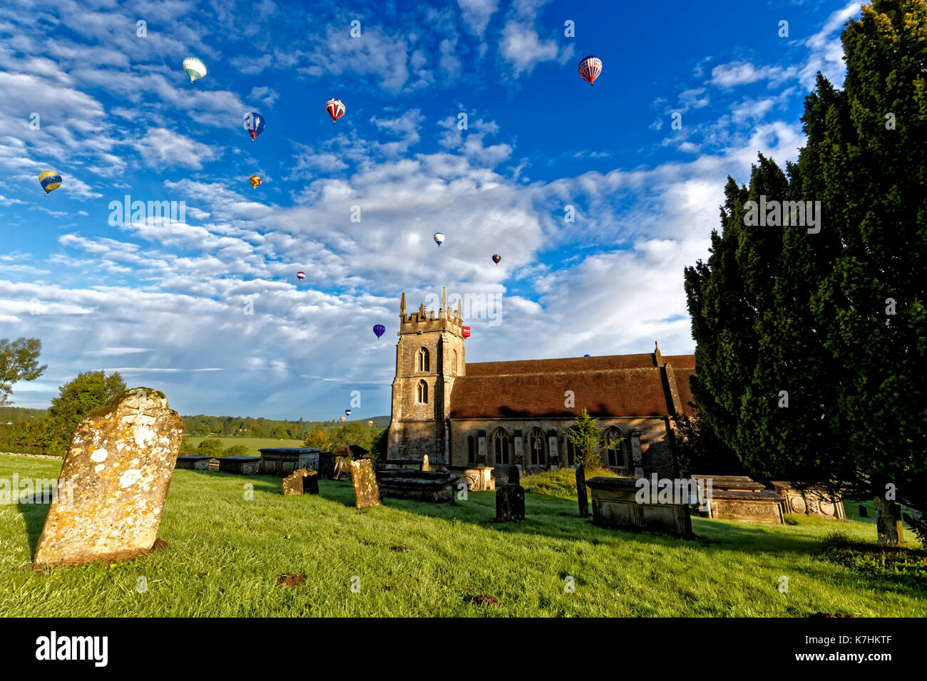 St john the baptist church horningsham wiltshire hi-res stock ...