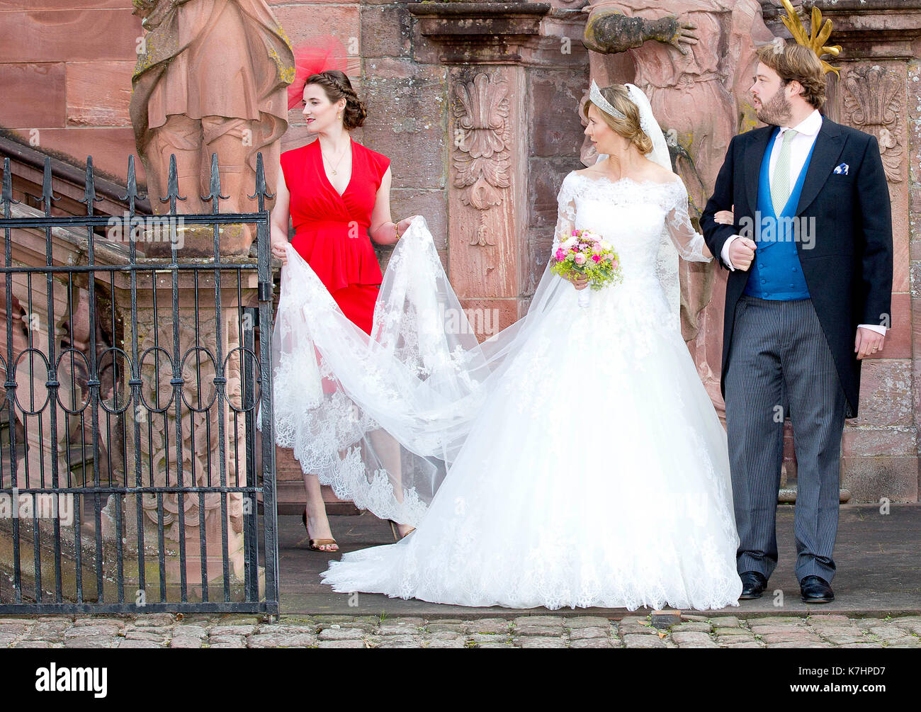 Amorbach, Germany. 16th Sep, 2017. Marriage of Hereditary Prince ...