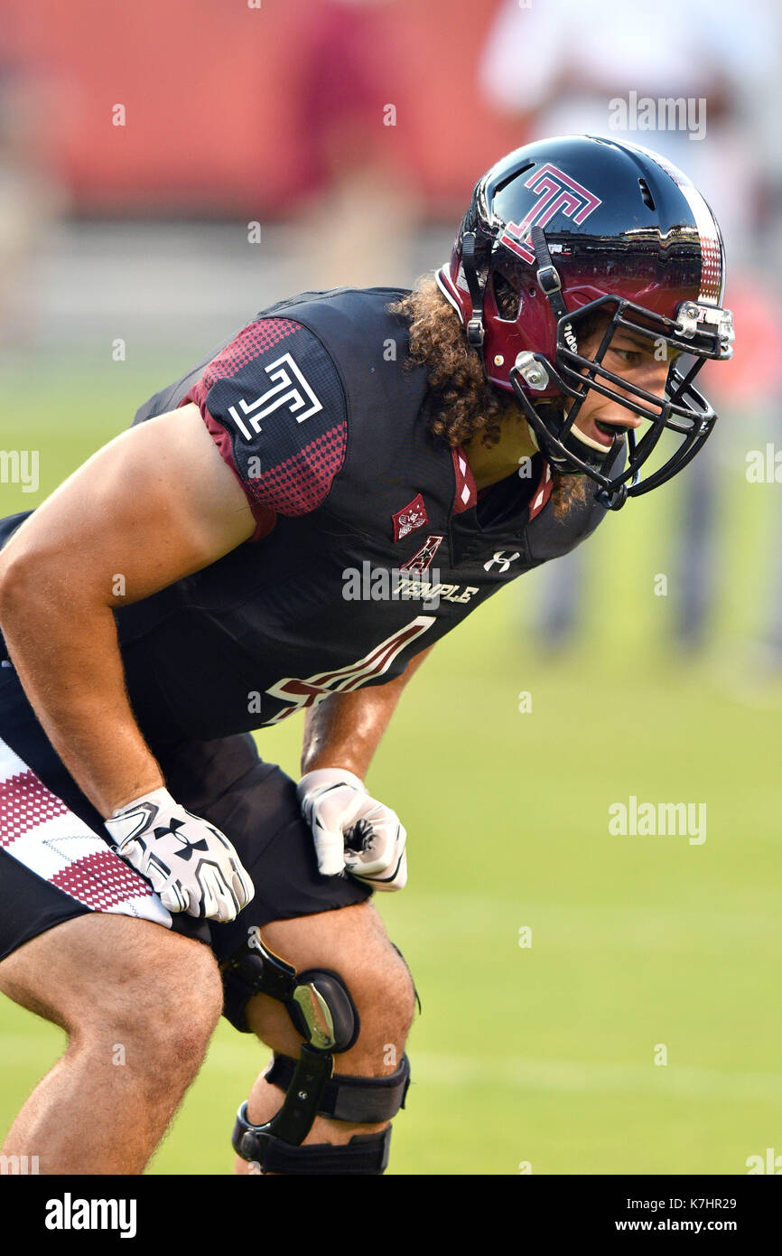September 15, 2017 - Philadelphia, Pennsylvania, U.S - Temple Owls ...