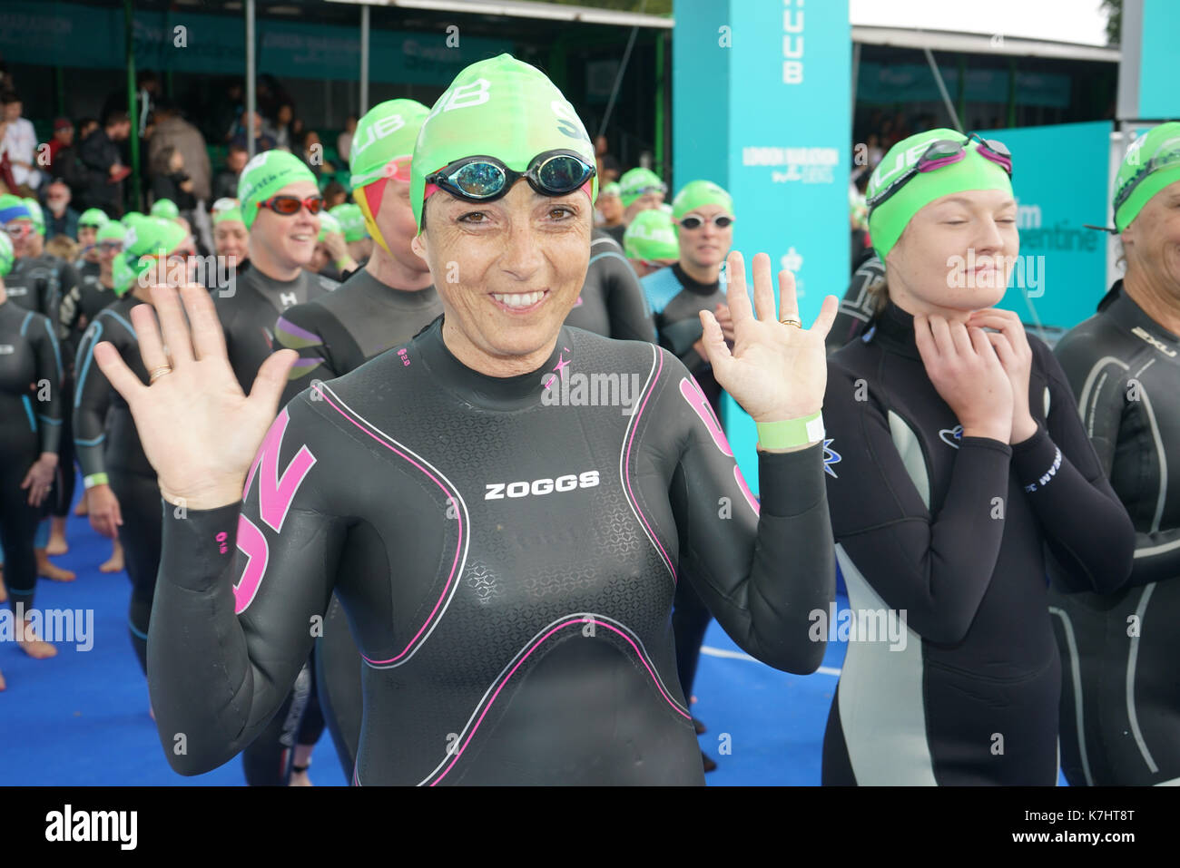 London, England, UK. 16th September 2017. Thousands of Swimmers conquer ...