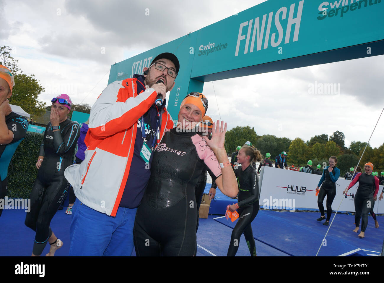 London, England, UK. 16th September 2017. Thousands of Swimmers conquer ...