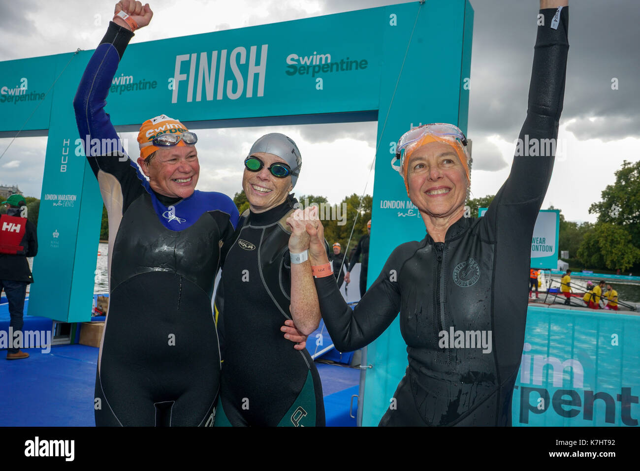 London, England, UK. 16th September 2017. Thousands of Swimmers conquer ...