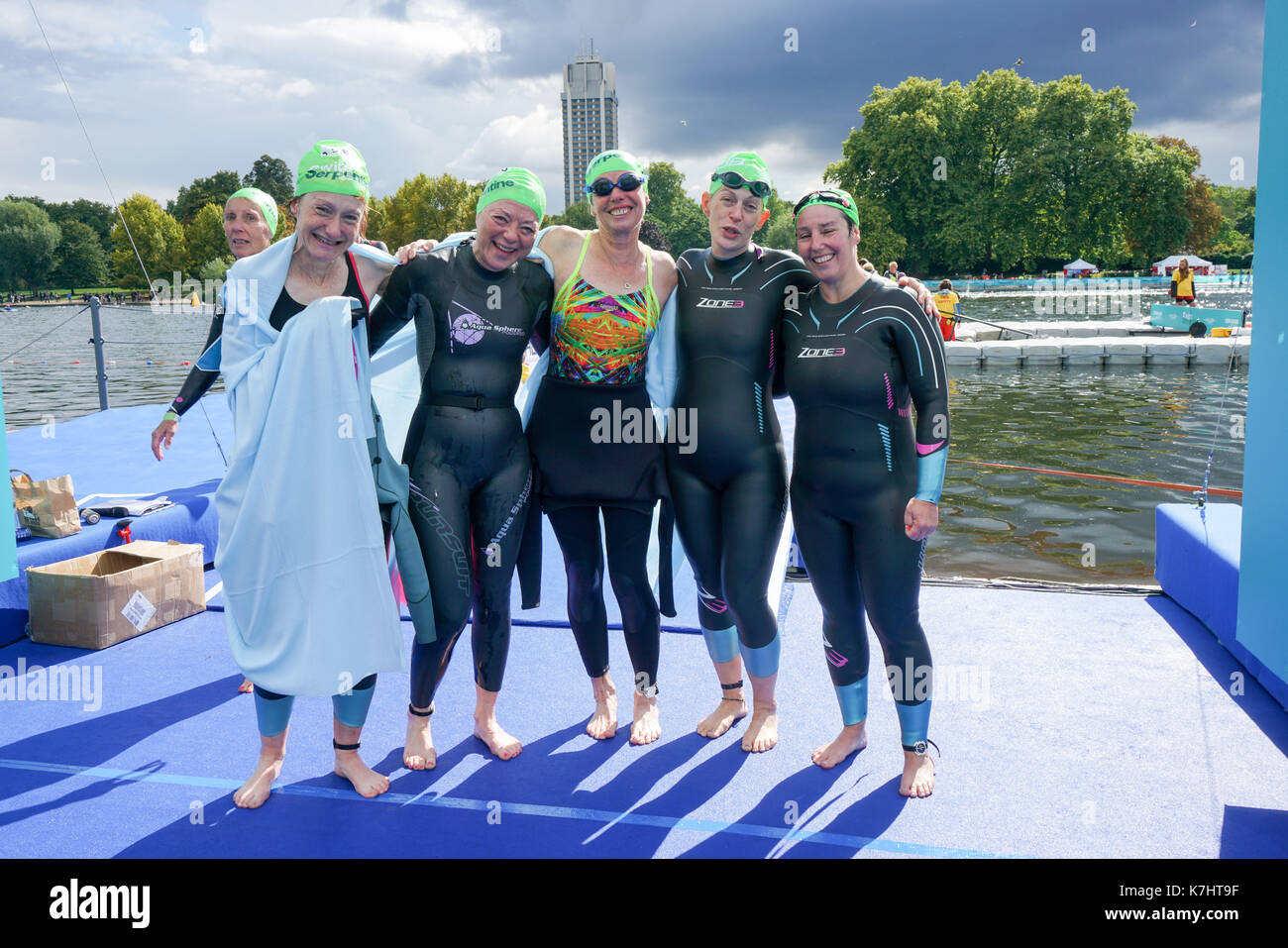 London, England, UK. 16th September 2017. Thousands of Swimmers conquer ...