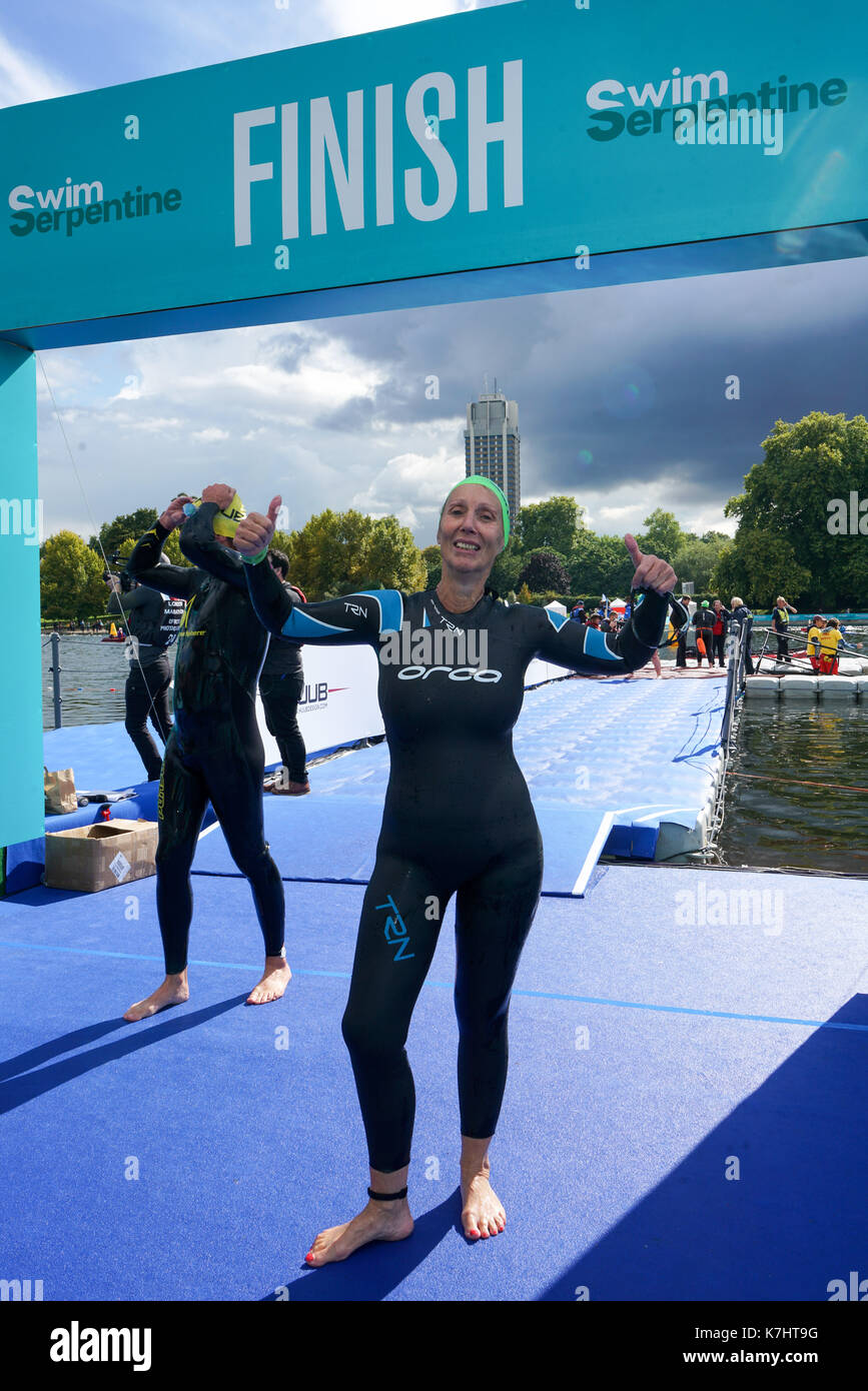 London, England, UK. 16th September 2017. Thousands of Swimmers conquer ...