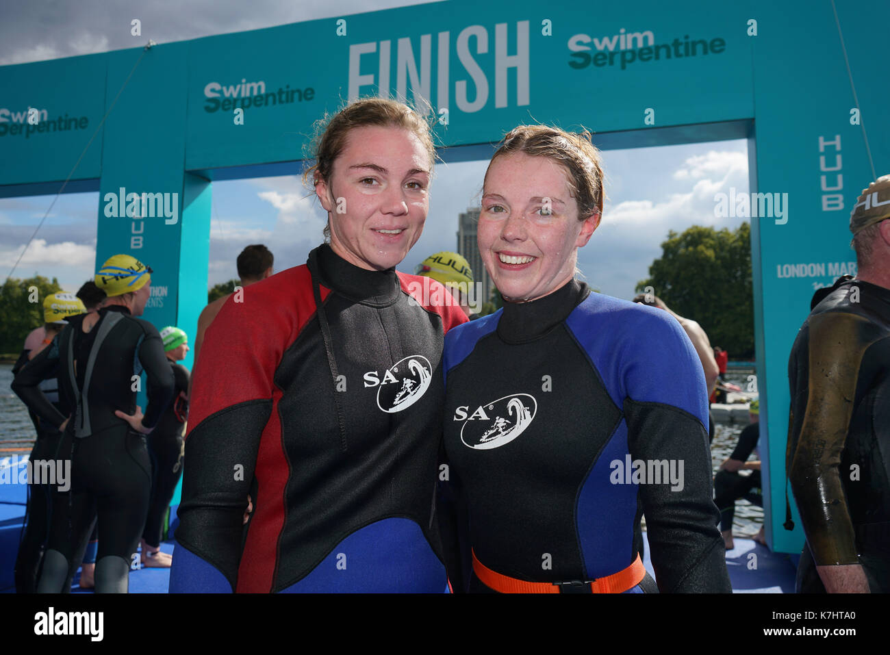 London, England, UK. 16th September 2017. Thousands of Swimmers conquer ...