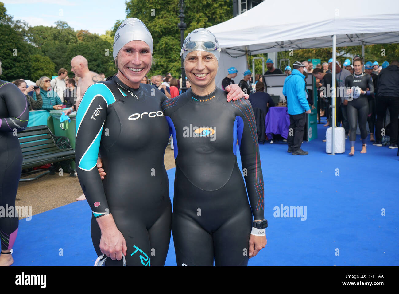 London, England, UK. 16th September 2017. Thousands of Swimmers conquer ...