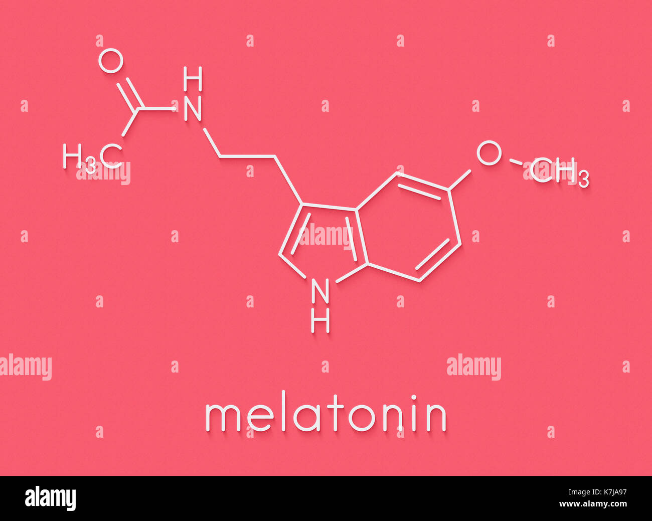 Melatonin molecule hi-res stock photography and images - Alamy