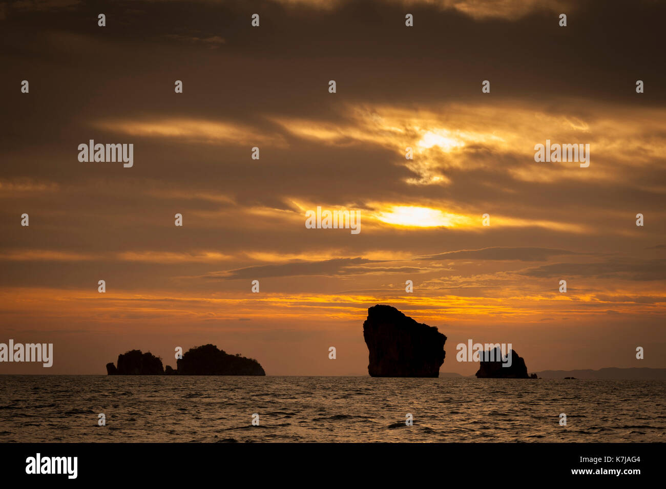 Sunset over limestone rocks hi-res stock photography and images - Alamy