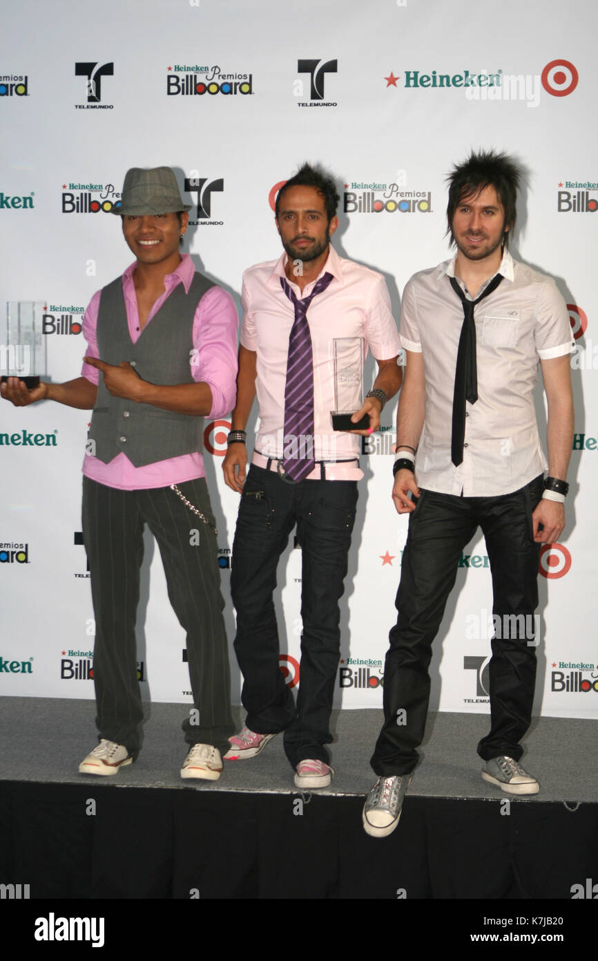 Camila at the 2008 Latin Billboard Music Awards at the Seminole Hard ...