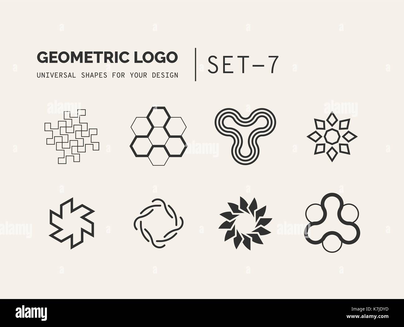 Universal shapes for your design Stock Vector Image & Art - Alamy