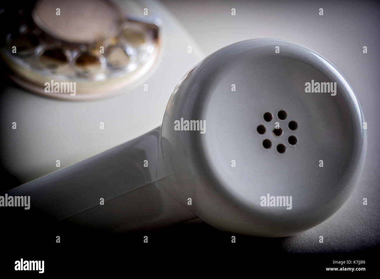 Antique phone analog, vintage concept Stock Photo - Alamy