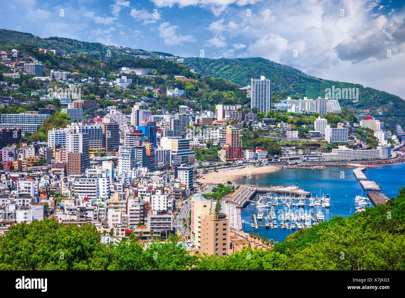 Atami City, Japan Skyline Stock Photo - Alamy