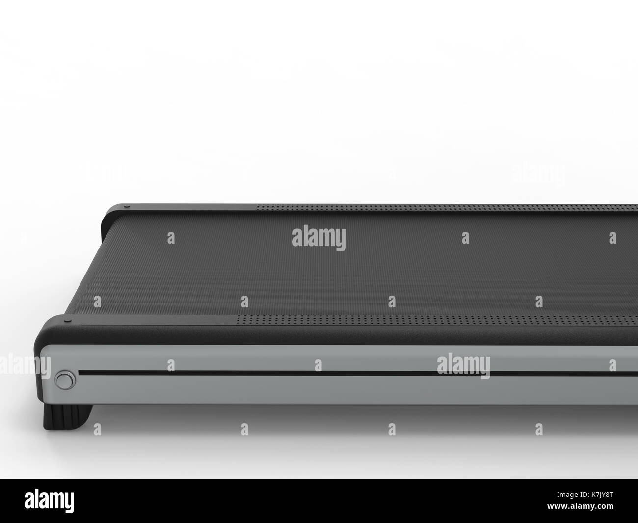 3d rendering conveyor with rubber belt on treadmill Stock Photo - Alamy