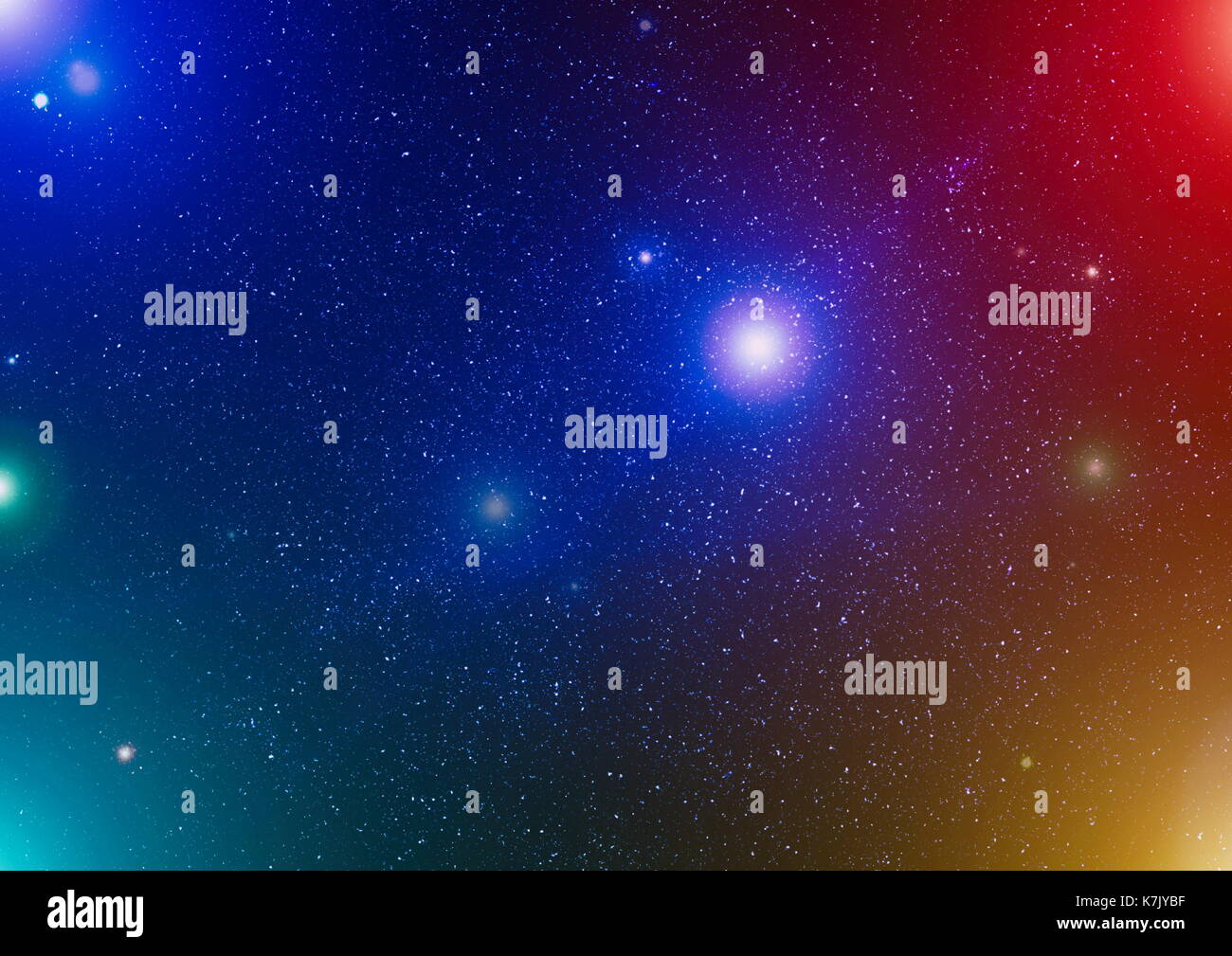 Panoramic looking into deep space. Dark night sky full of stars. The ...