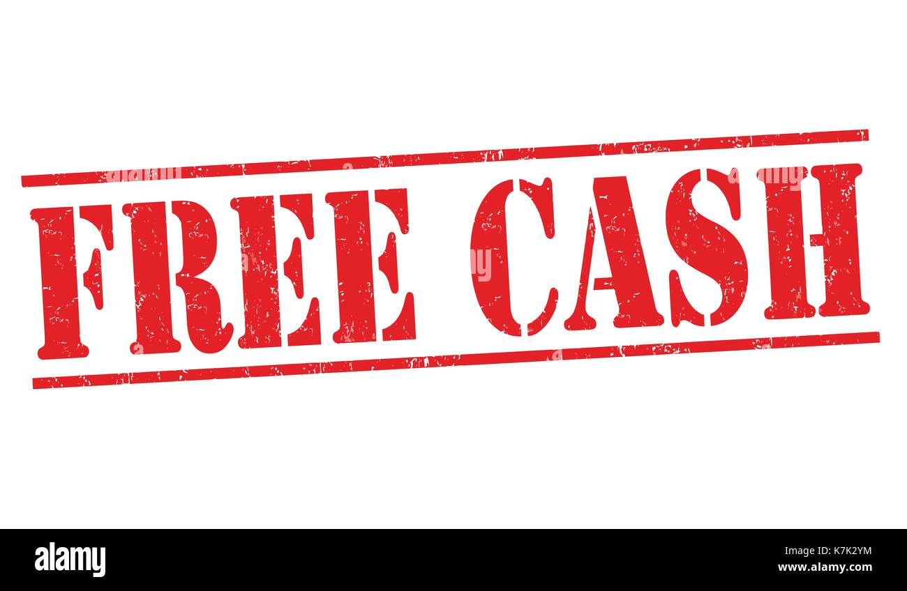 Free cash sign or stamp on white background, vector illustration Stock ...