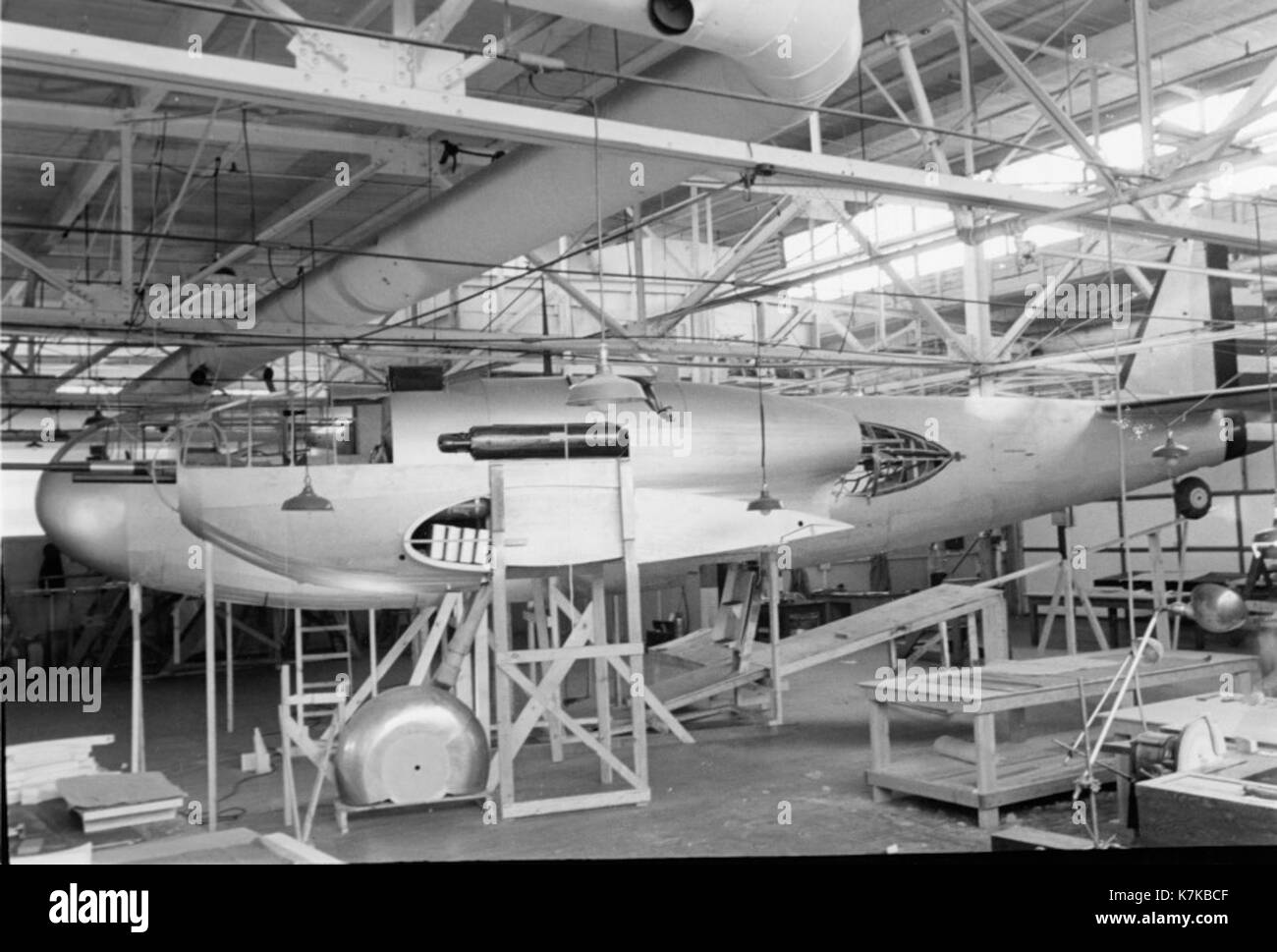 The Bell XFM-1 Mock Up, displayed at the San Diego Air & Space Museum ...