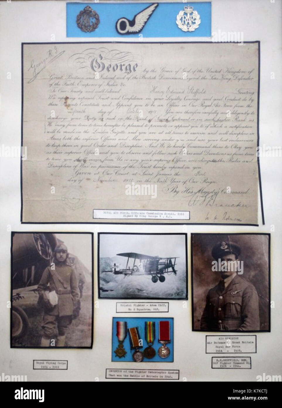 The RAF Commission records pertain to the history and development of ...