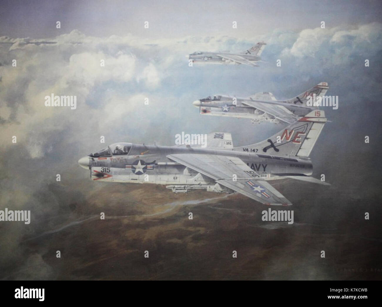Vought A-7 Corsair II 36472694300 o Stock Photo - Alamy