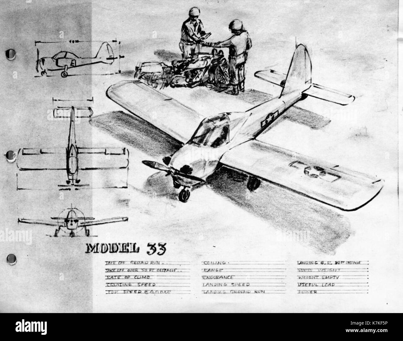 Aircraft study Black and White Stock Photos & Images - Alamy