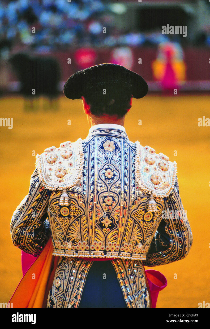 Spanish matador during bullfight seville hi-res stock photography and ...