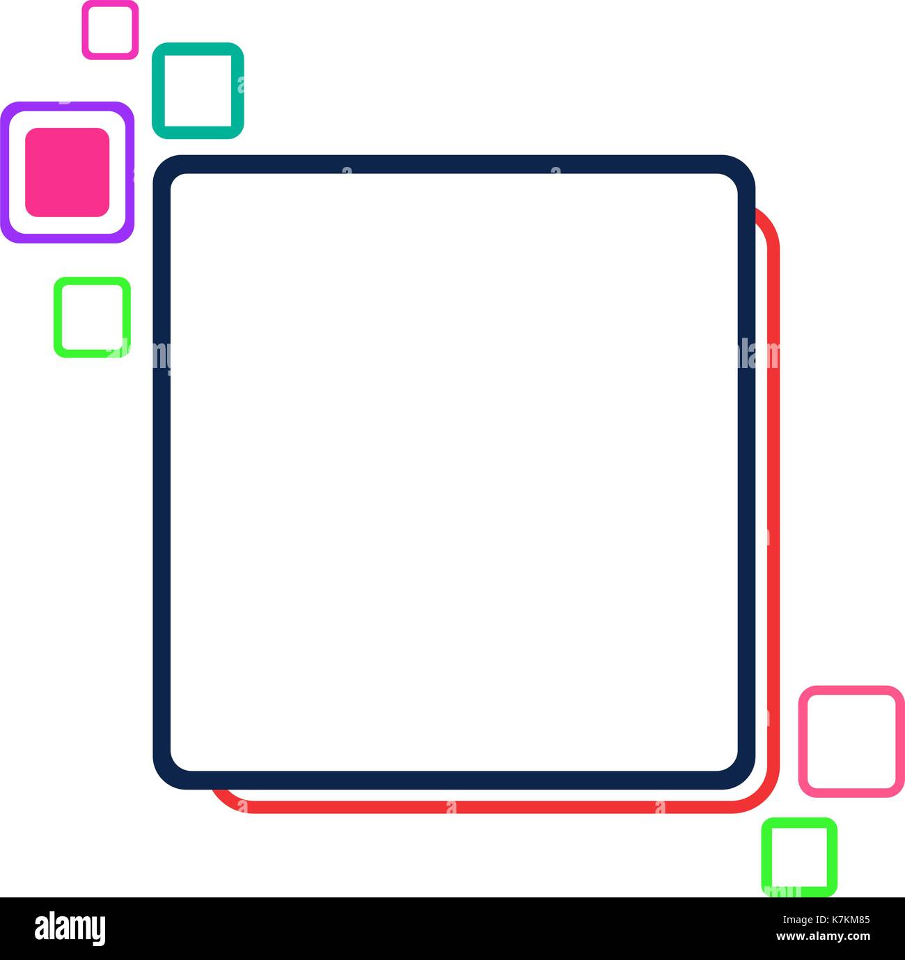 Stylized frame text Cut Out Stock Images & Pictures - Alamy