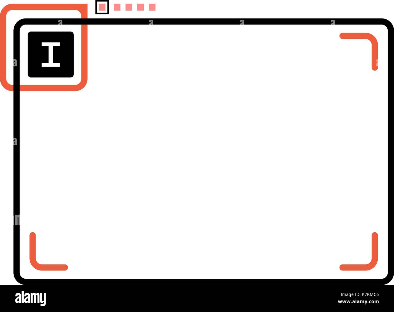 Stylized abstract frame Stock Vector Image & Art - Alamy